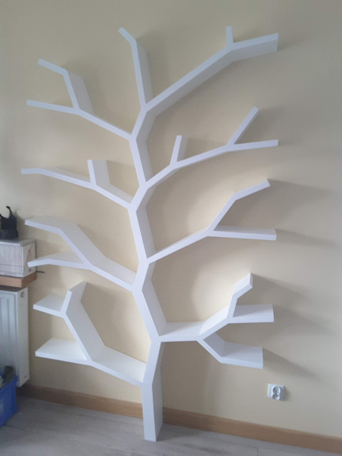 Tree Bookshelves Tree Bookcase Decorative Library Wooden - Etsy