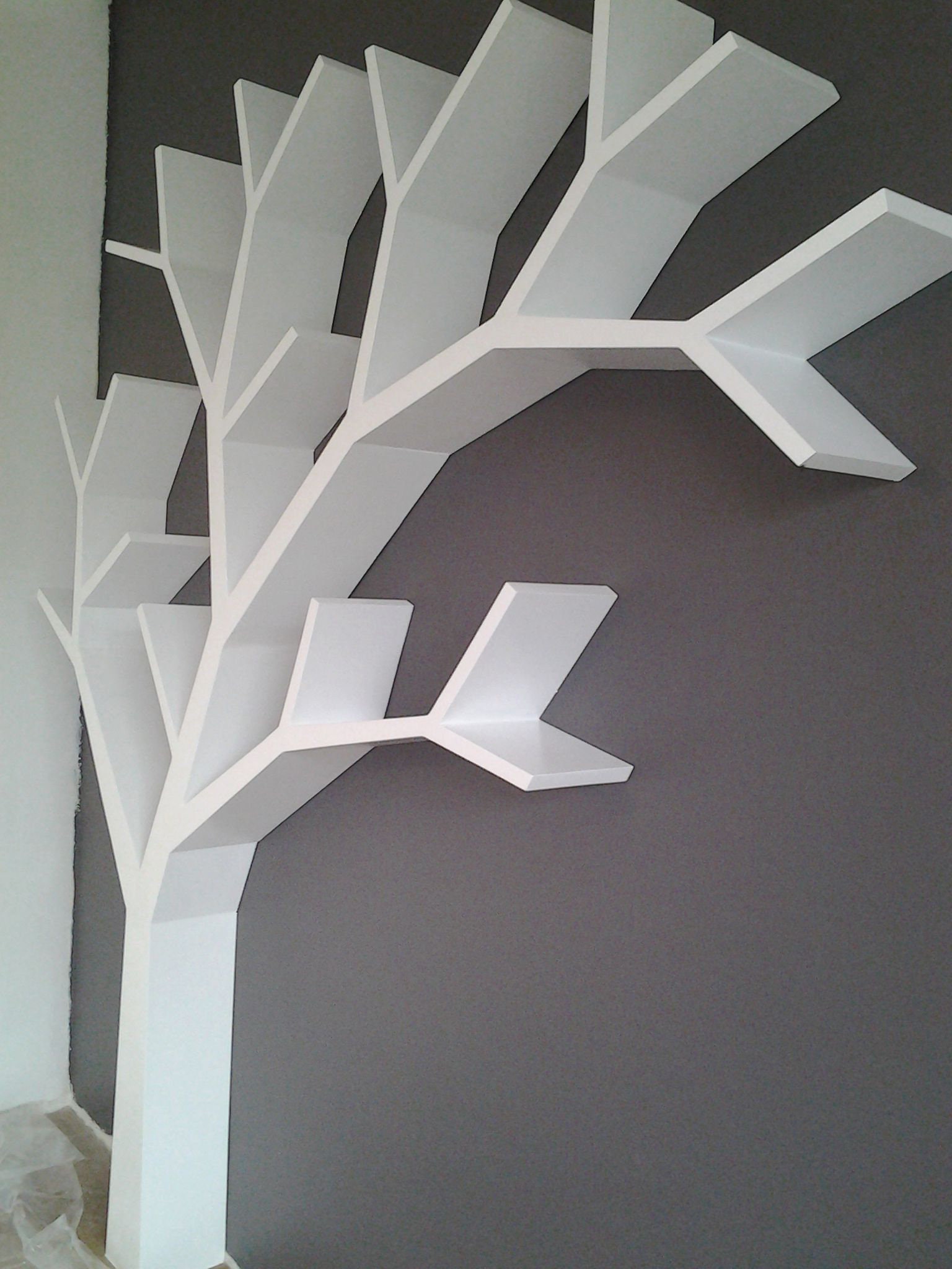 Wooden Tree Bookcases Decorative Rustic Tree Branch - Etsy