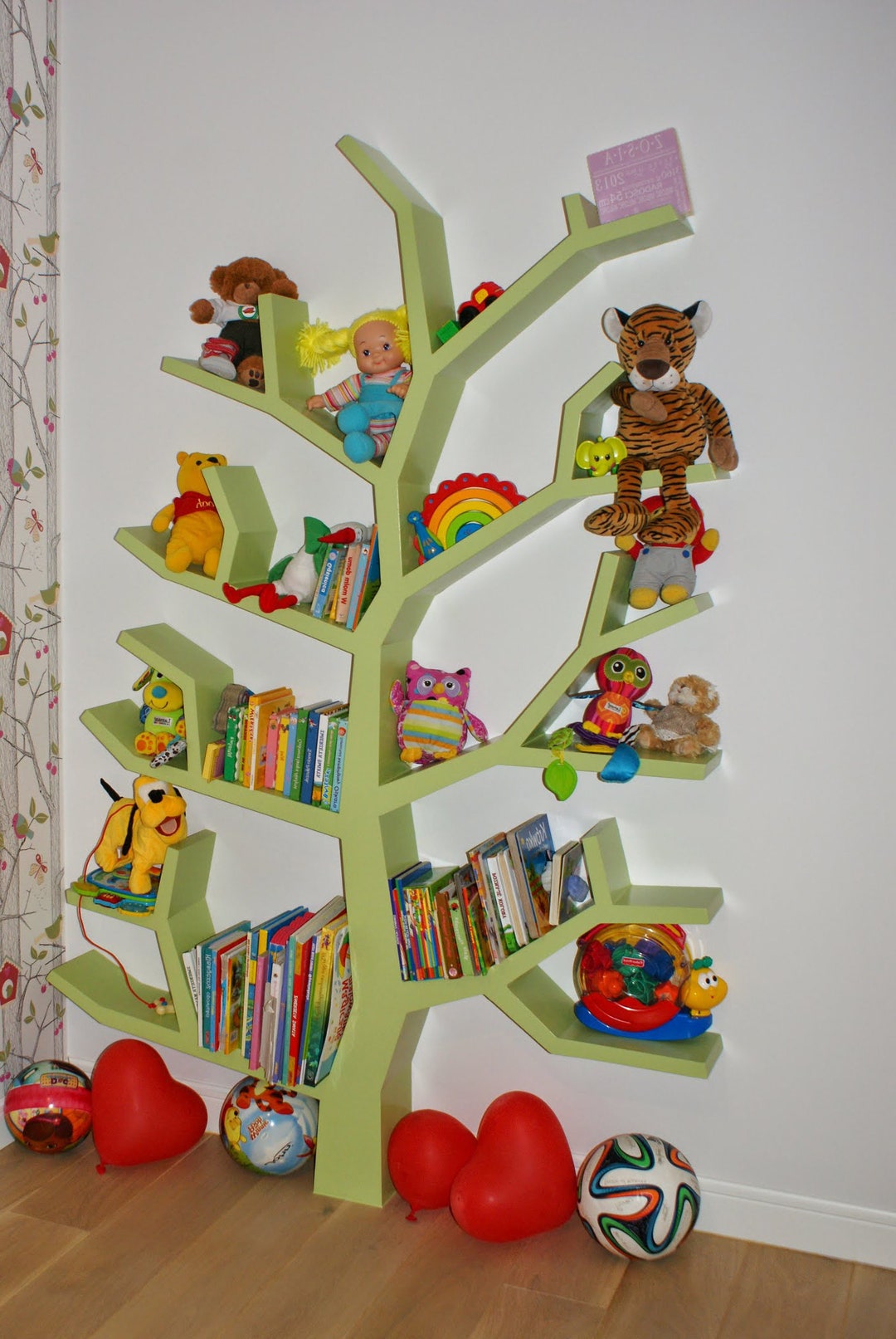 Tree Bookshelve, Tree Bookcase, Thicker Wooden, Unicorn, Decorative ...