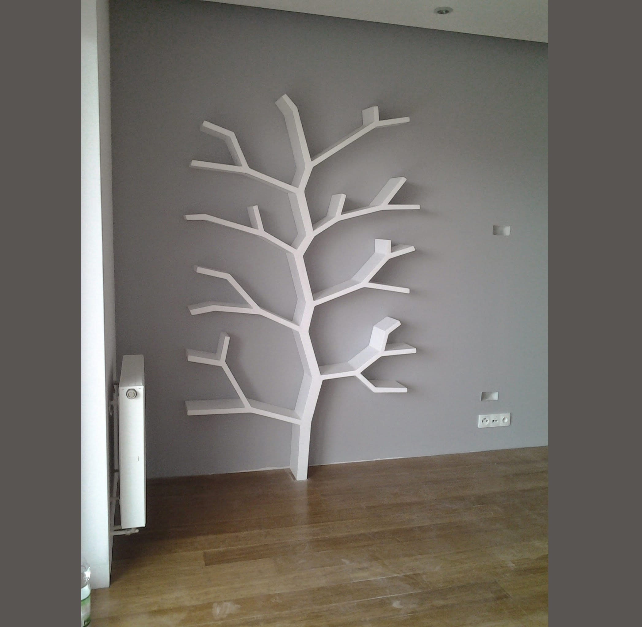 NEW Rustic Wooden Tree Bookcases Decorative Tree Branch | Etsy