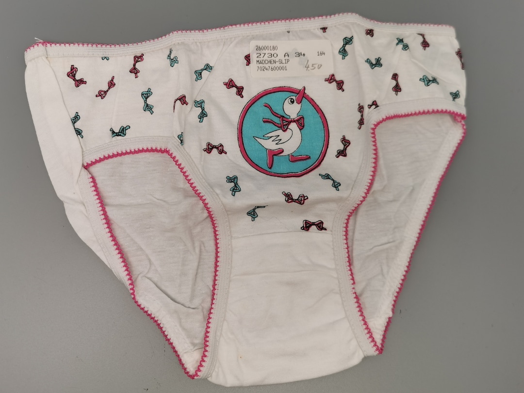 Original 80s Girls Underwear Underpants Brief Vintage 90s NOS Deadstock ...