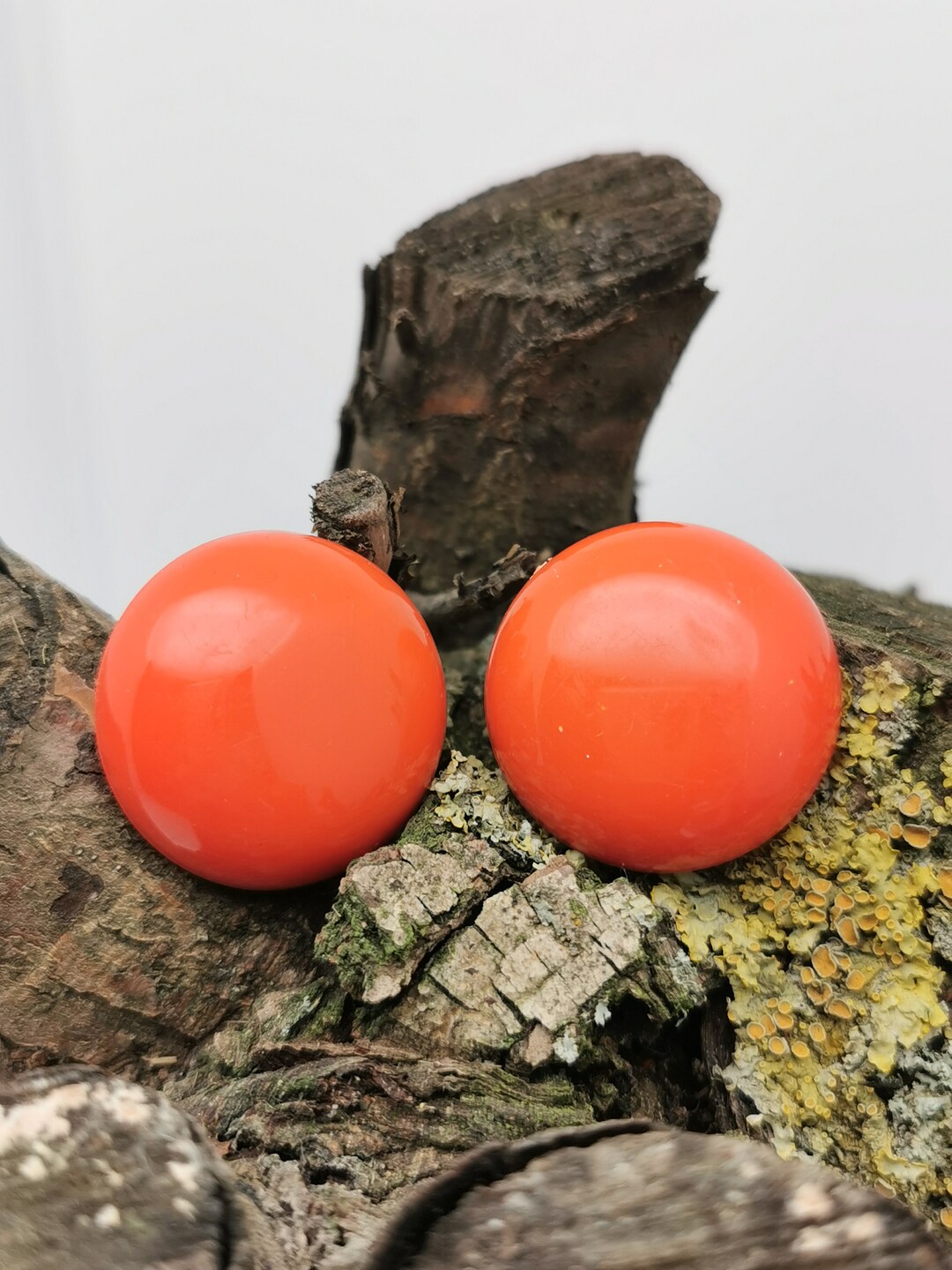 Original 70s Statement Ear Clips Singer Shape 60s Space Age Earrings ...