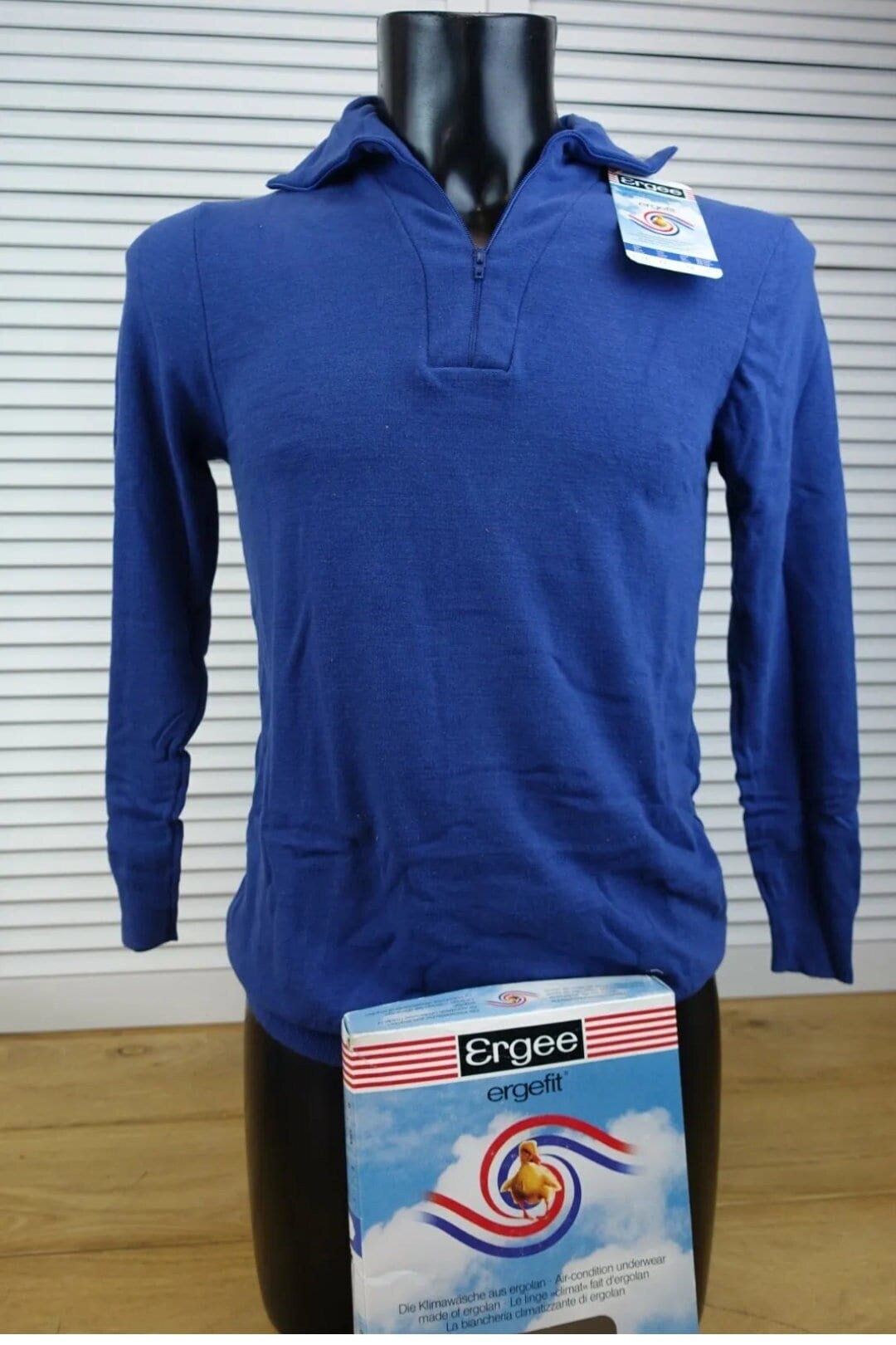 80s Deadstock Ergee Ergolan Men's Unisex Vintage Thermal Long Sleeve ...