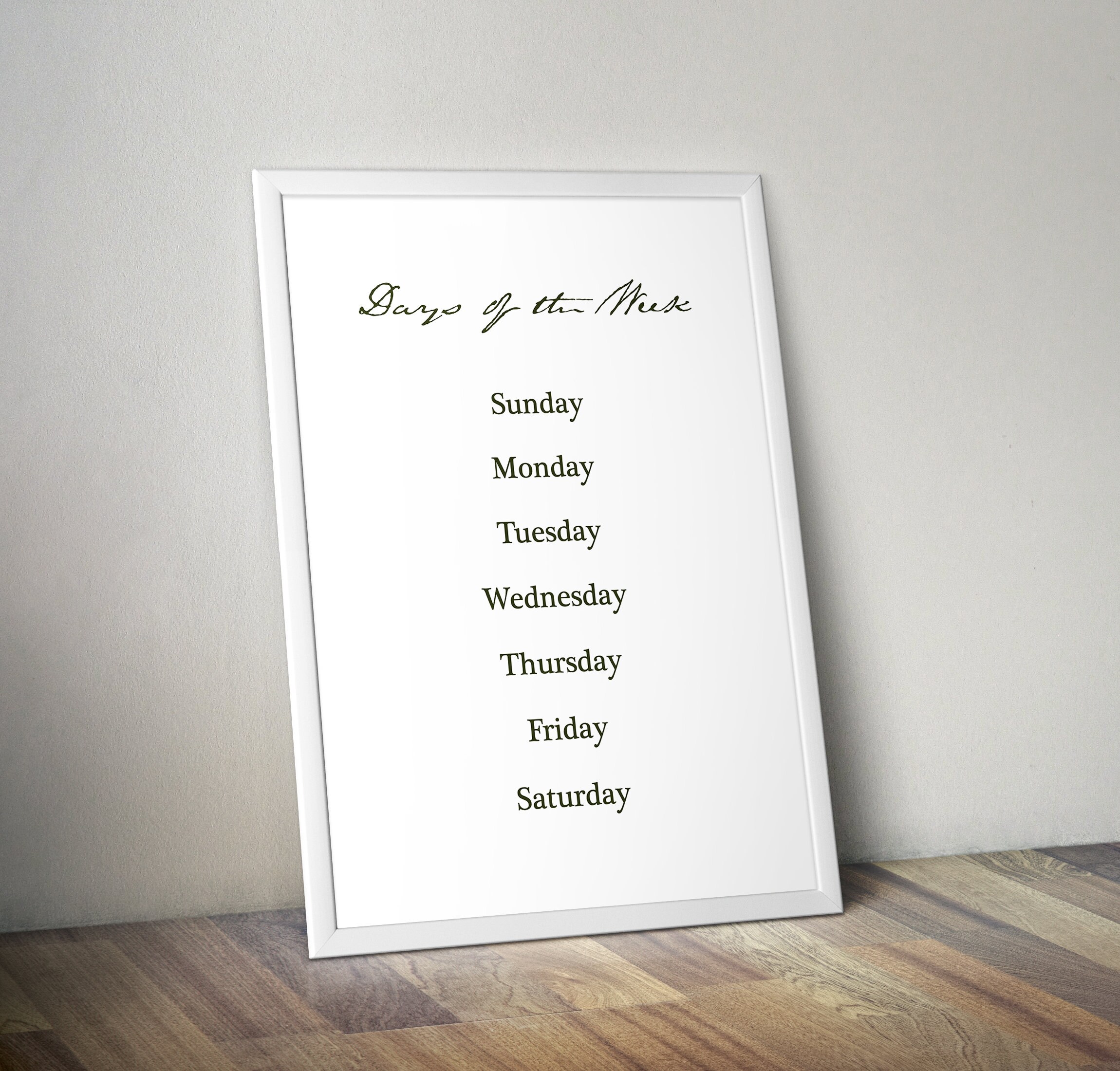 Set of 6 Digital Downloads - Classic Educational Posters, Wall Art ...