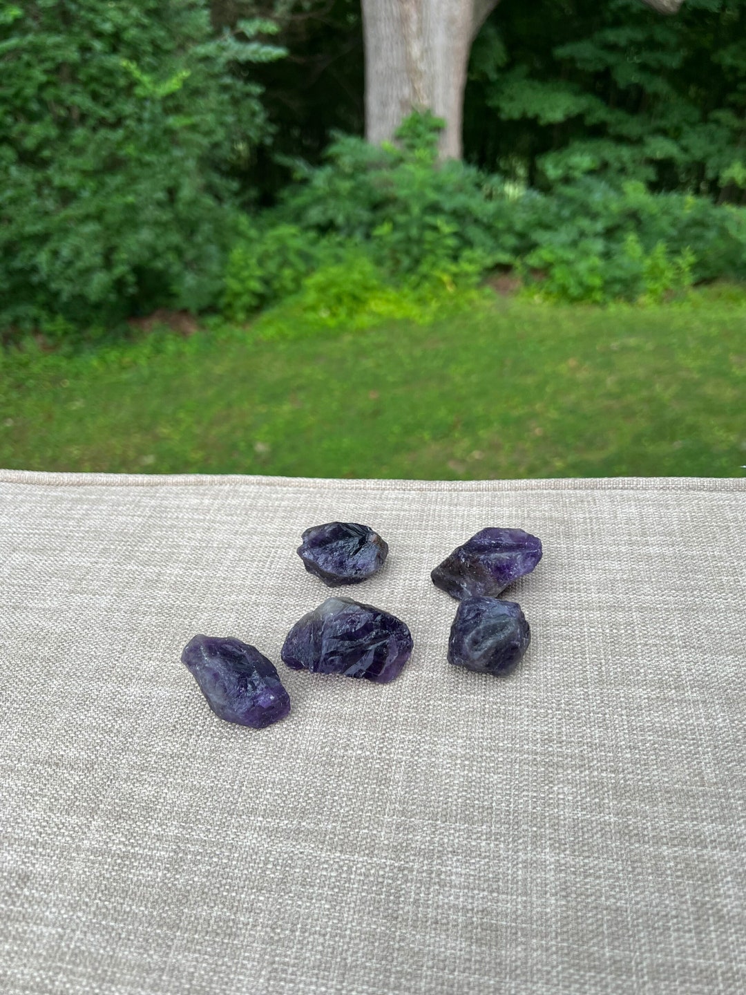Raw Amethyst Chunk- Amethyst Crystal Raw- Rough Gemstone- Rough ...