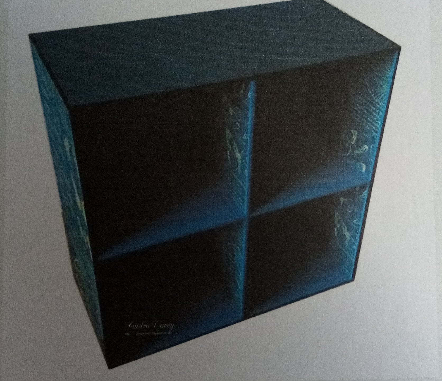 Mdf Laser Cut 3D Storage Cube Display / Desk Unit Undecorated - Etsy UK