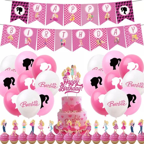 Party Décor Party Supplies Barbie Silhouette Standee Prop Party ...