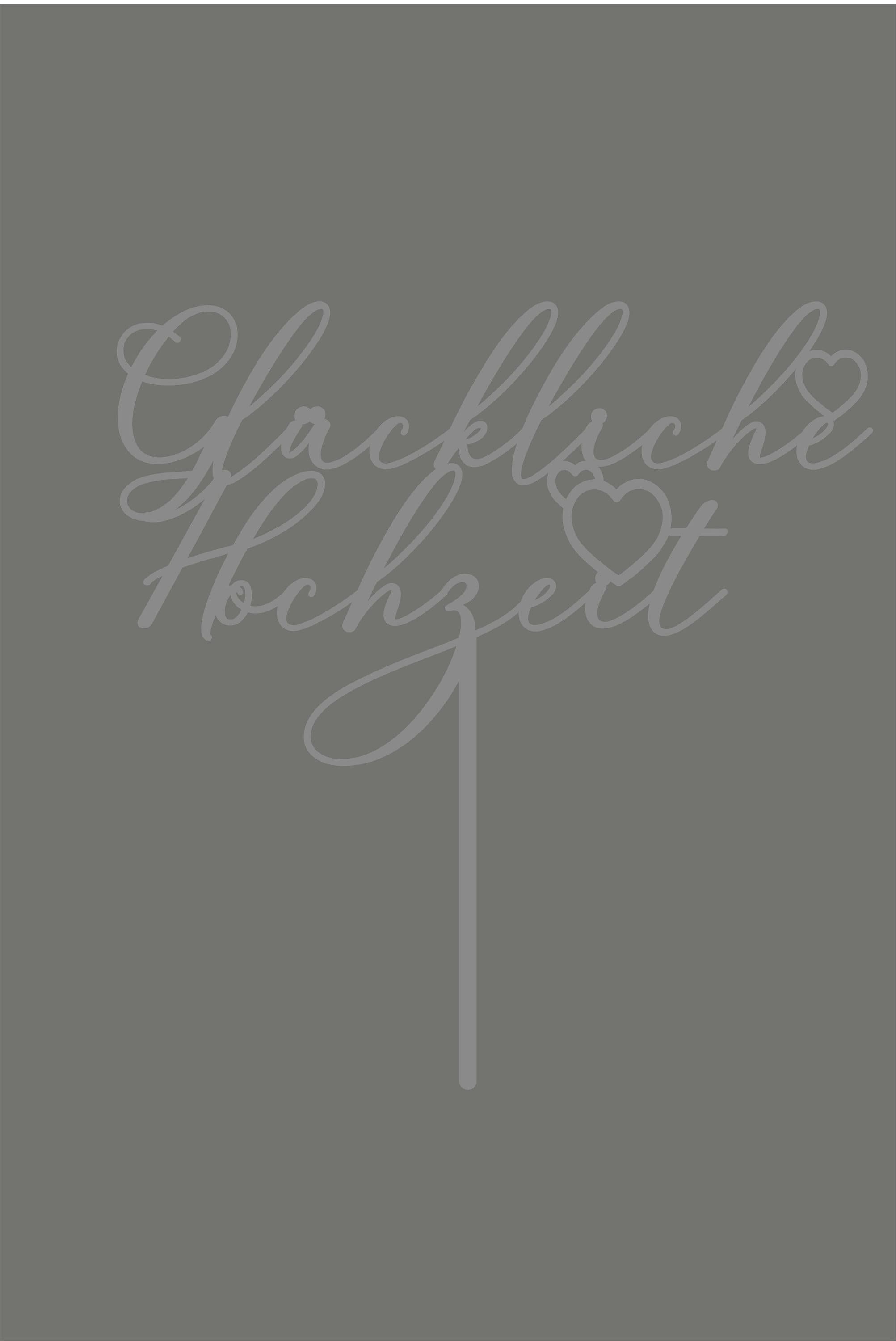 Modern Cake Topper Wedding Svg Dxf Png Pdf - Etsy