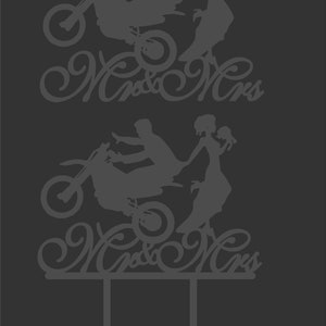 Motocross Bike Wedding Topper Png Dxf Pdf Svg - Etsy