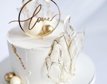 Cake Topper Wedding DXF PNG SVG Pdf - Etsy