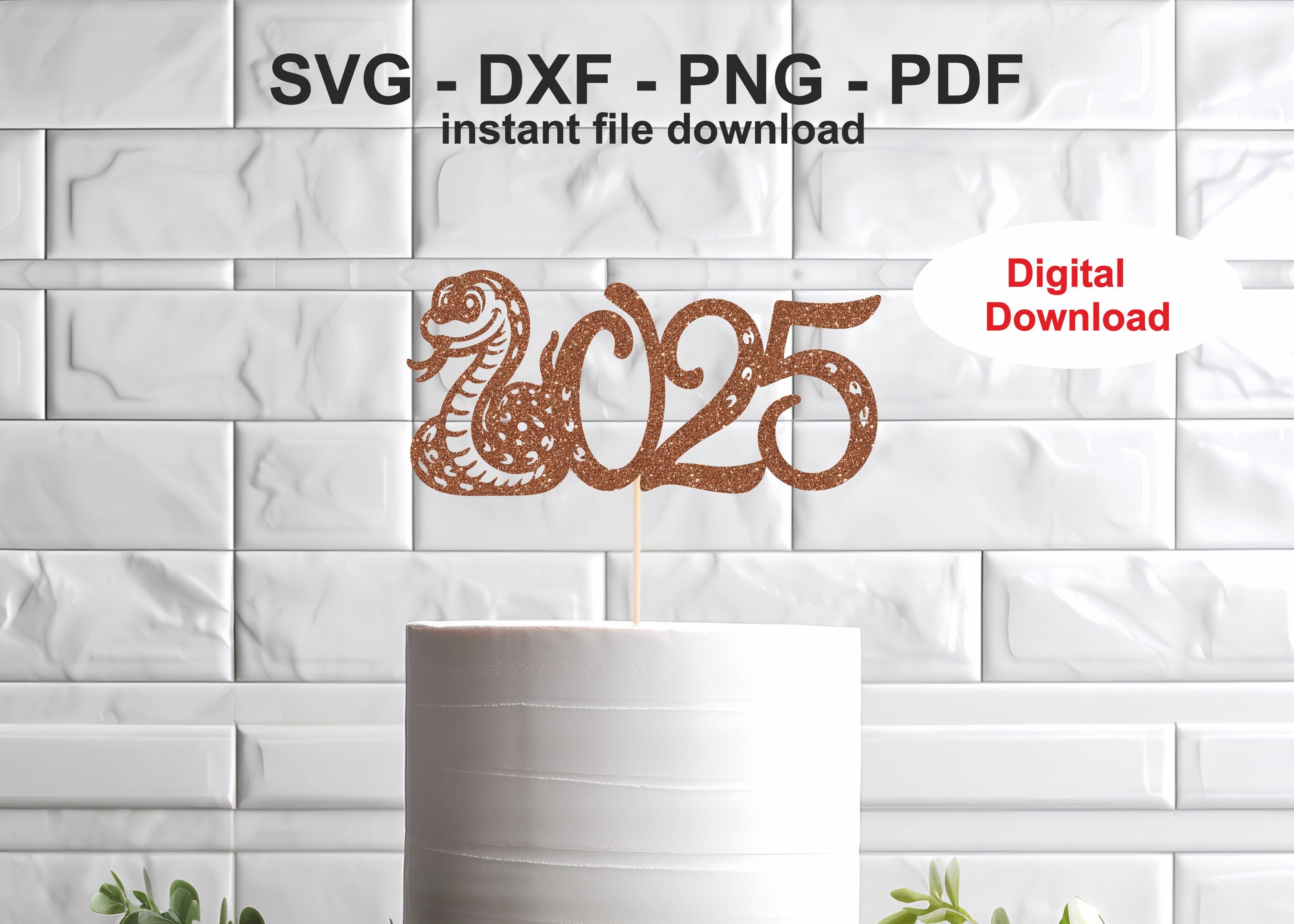 2025 Topper Cake Svg Png Dxf Pdf - Etsy