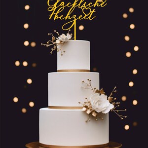 Modern Cake Topper Wedding Svg Dxf Png Pdf - Etsy