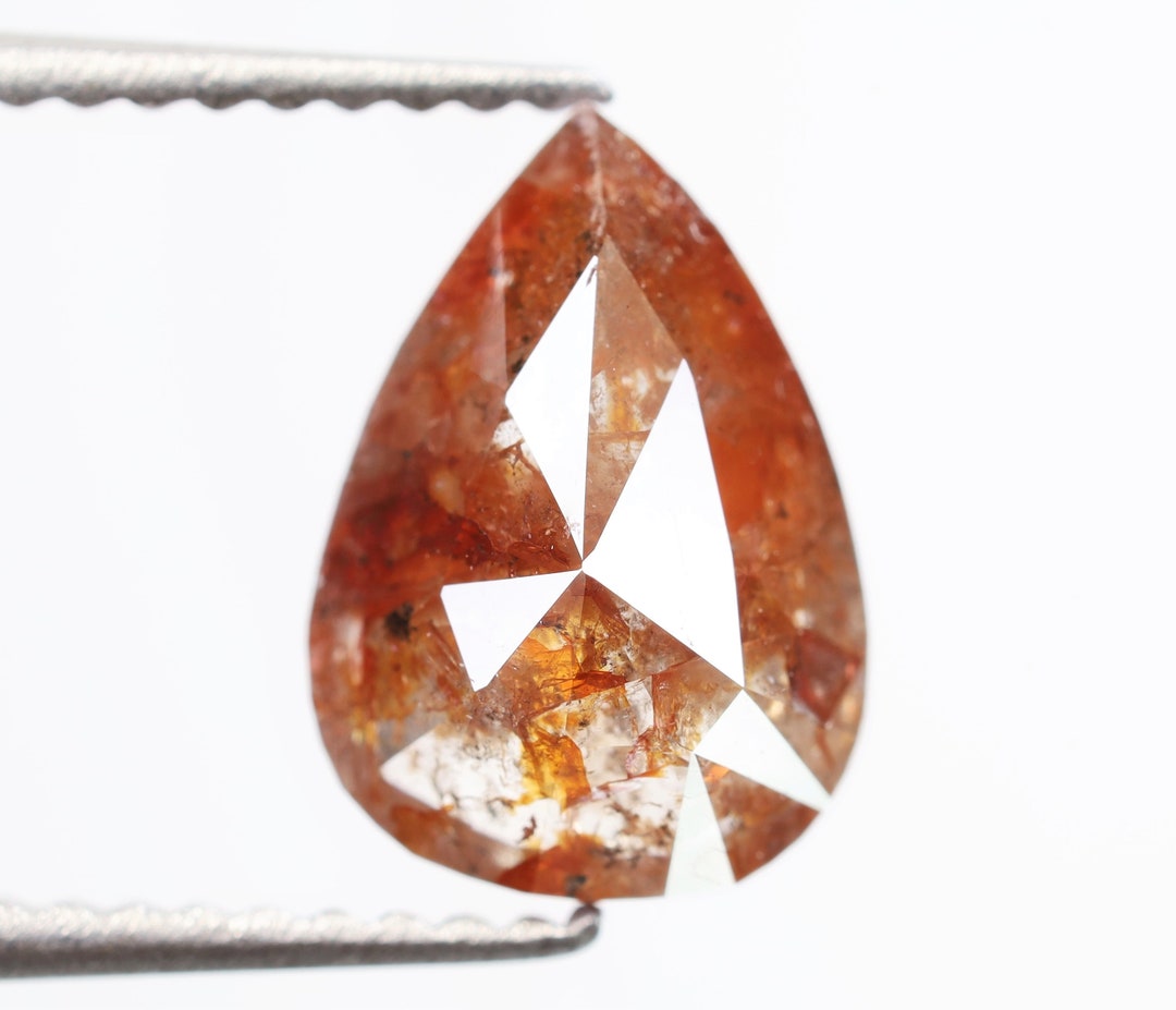 1.62 Ct, 9.5 X 6.8 X 3.5 MM, Natural Loose Beautiful Reddish Peach ...