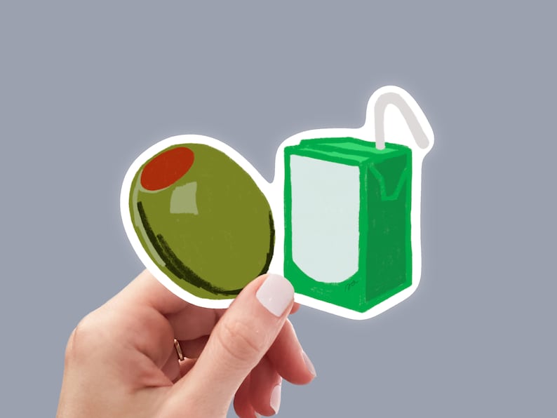 Olive Juice Sticker, Cute Sticker, I Love You Sticker, Cute Saying ...
