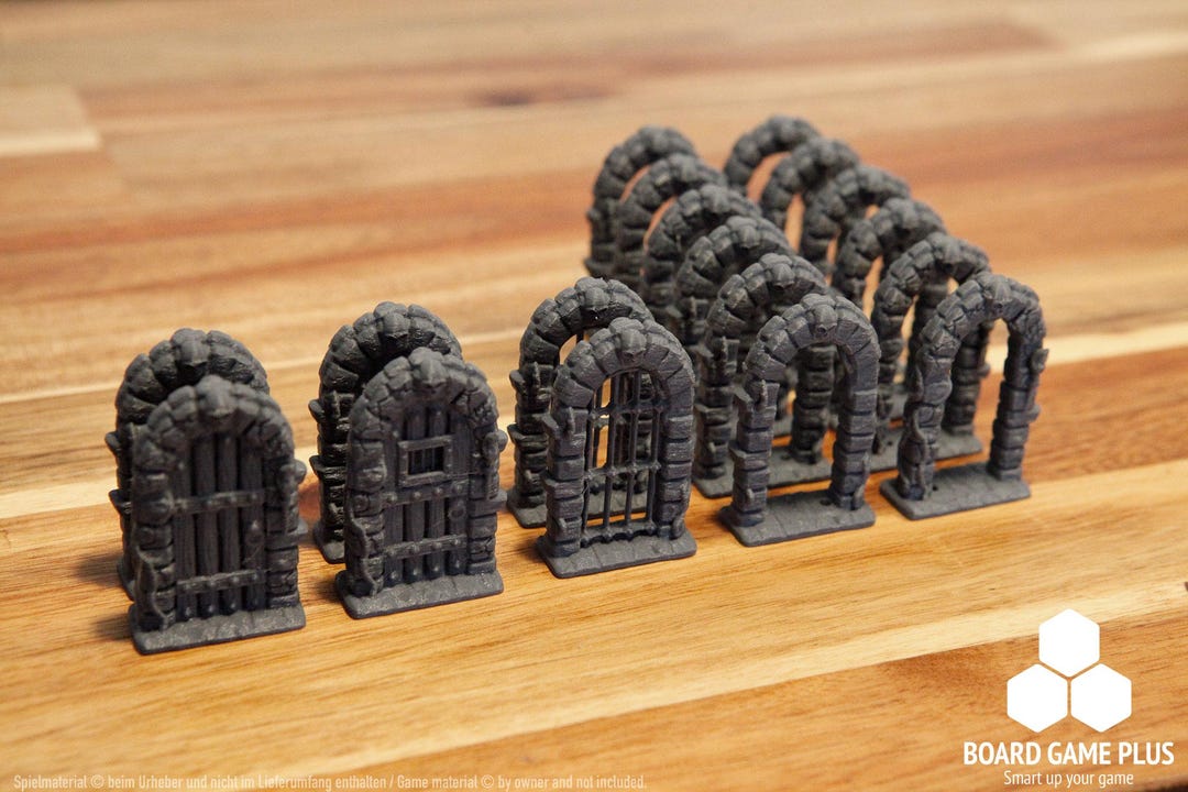 Heroquest First Light Door Miniatures - Doors, Secret Doors, Blocked ...
