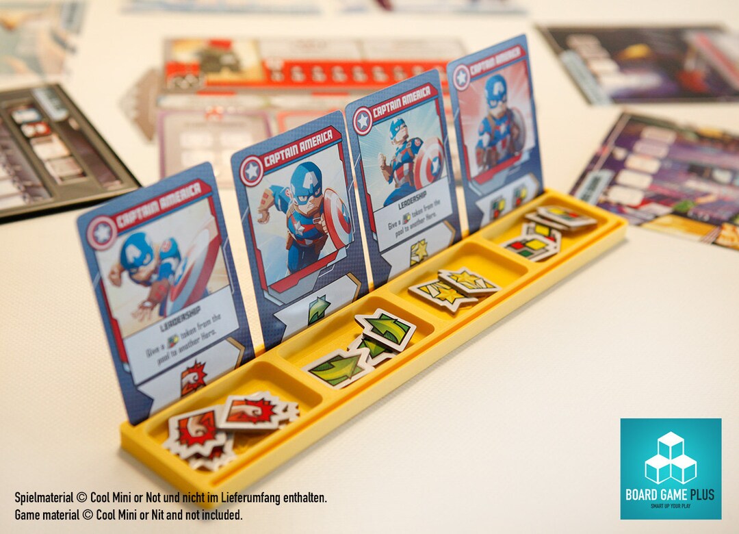 Marvel United Card Holder Token Tray - Etsy
