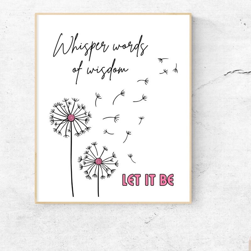 Let It Be Beatles - Etsy