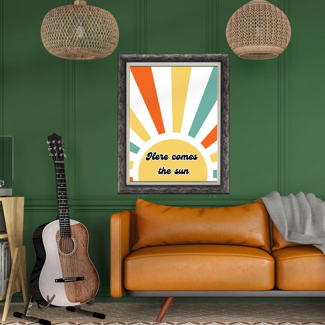 The Beatles Inspired Lyric Art,the Beatles,here Comes the Sun,beatles ...