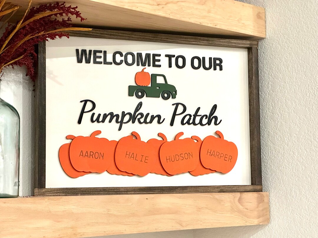 Fall Decor Personalized Sign Fall Decoration Welcome to Our - Etsy