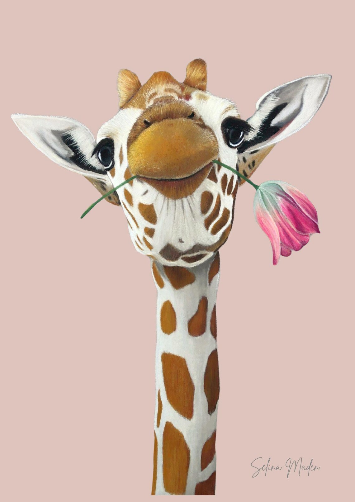Giraffe Printable A4 - Etsy