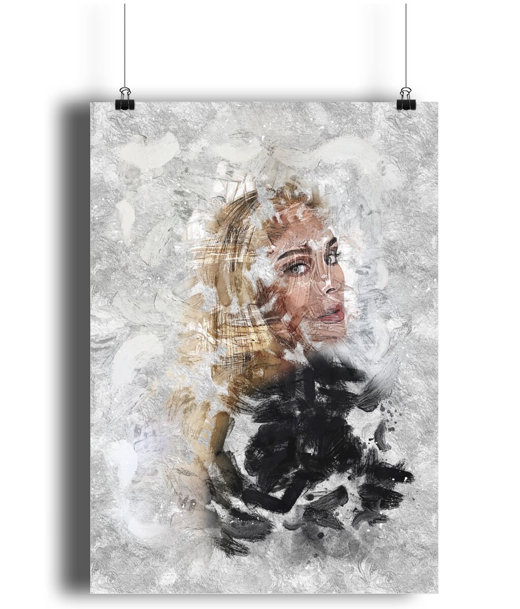 Adele Painting | Portrait - Etsy