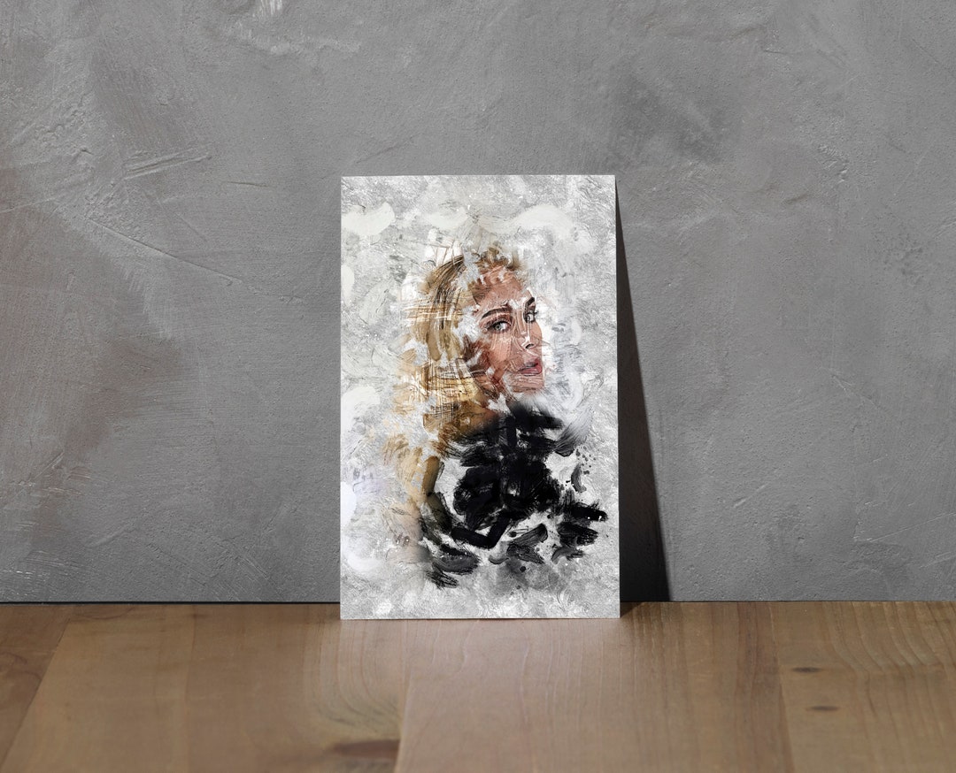 Adele Painting | Portrait - Etsy