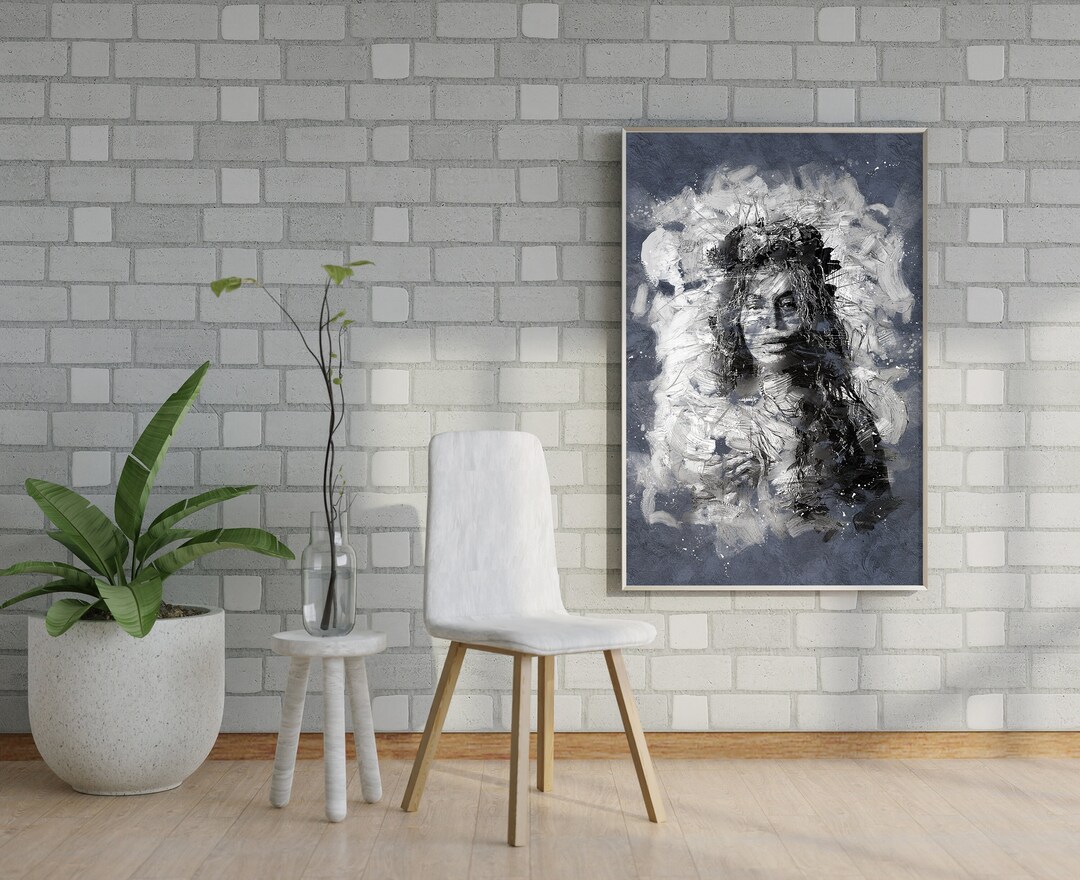 Beyonce Painting | Portrait | A4, A3, A2 - Etsy