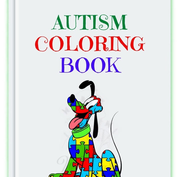 Autism Coloring Book - Etsy UK