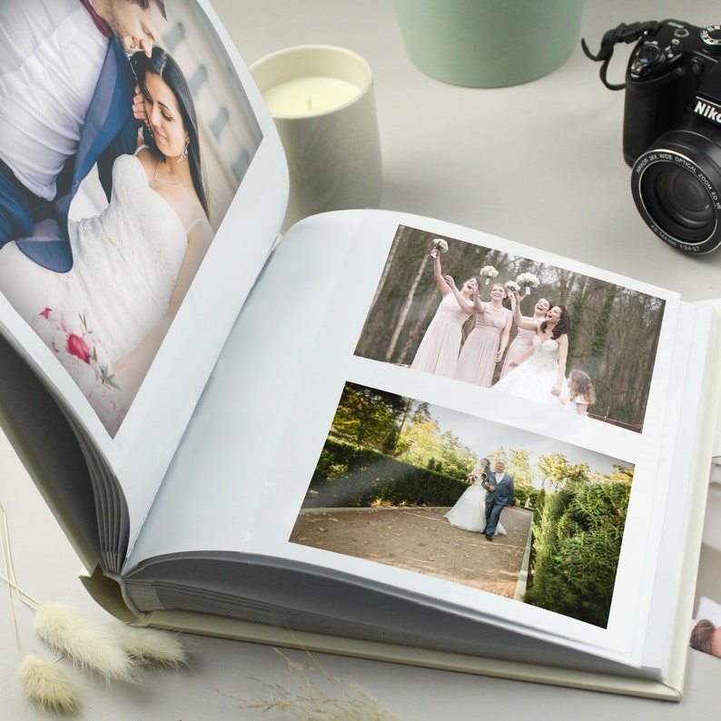 Personalised Any Message Square Photo Album | Personalised Photo Album ...