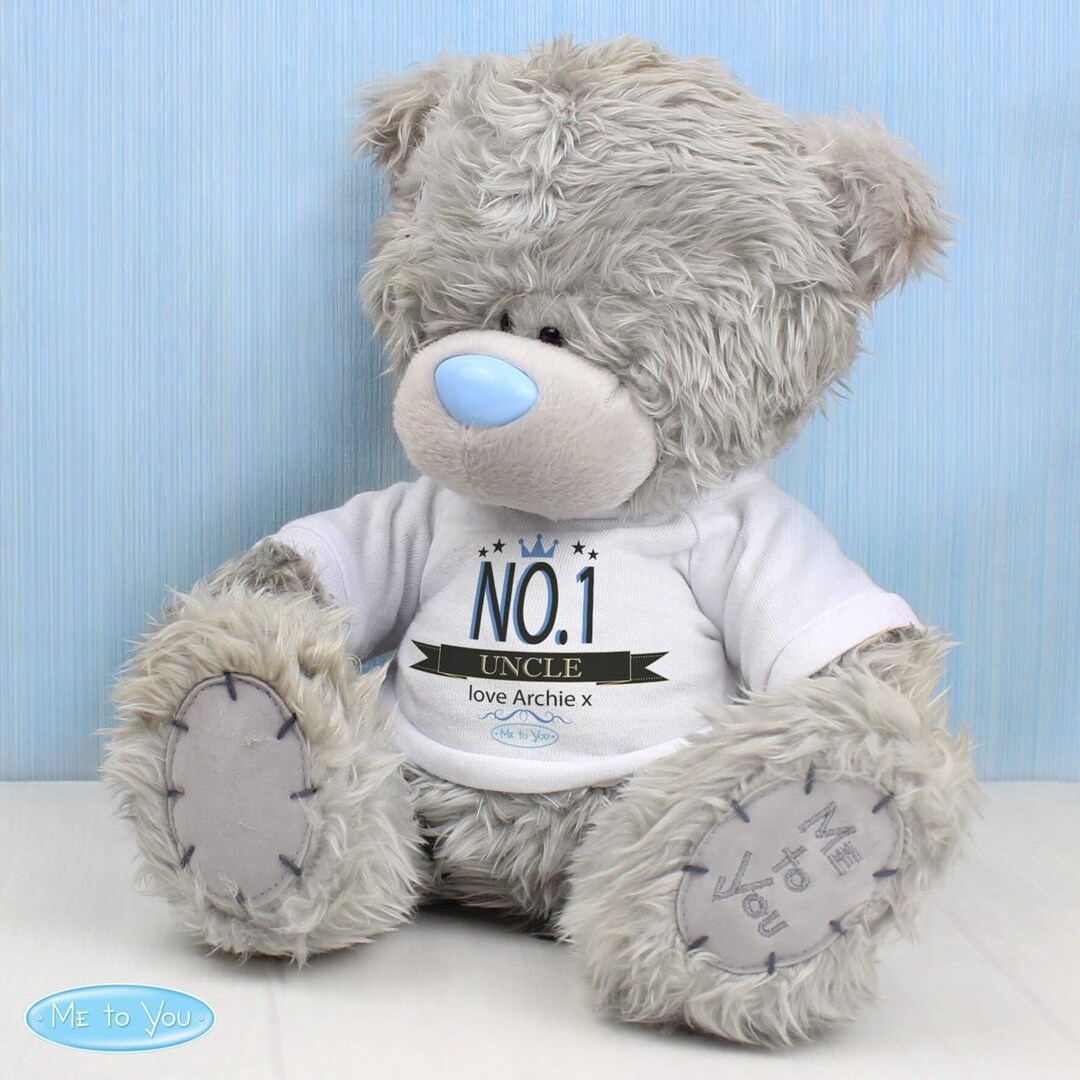 Personalised Me to You Teddy Bear no.1 Cute Personalised Teddy Etsy UK