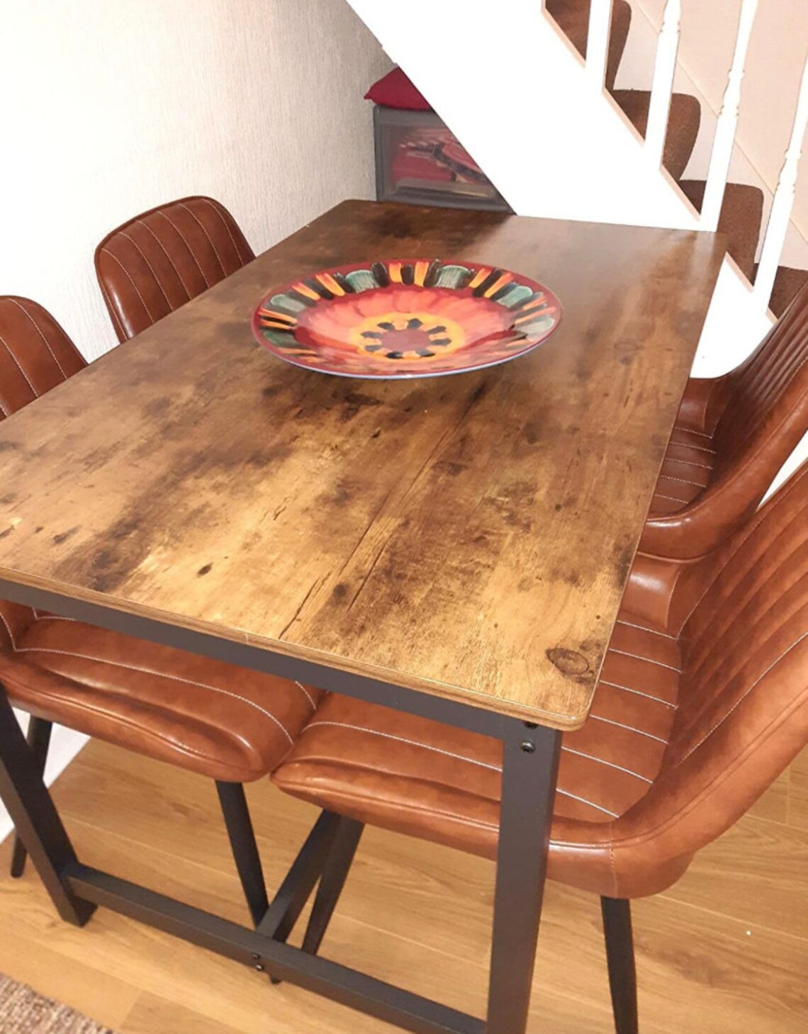 Industrial Dining Table Rustic Vintage Metal Furniture Kitchen - Etsy UK