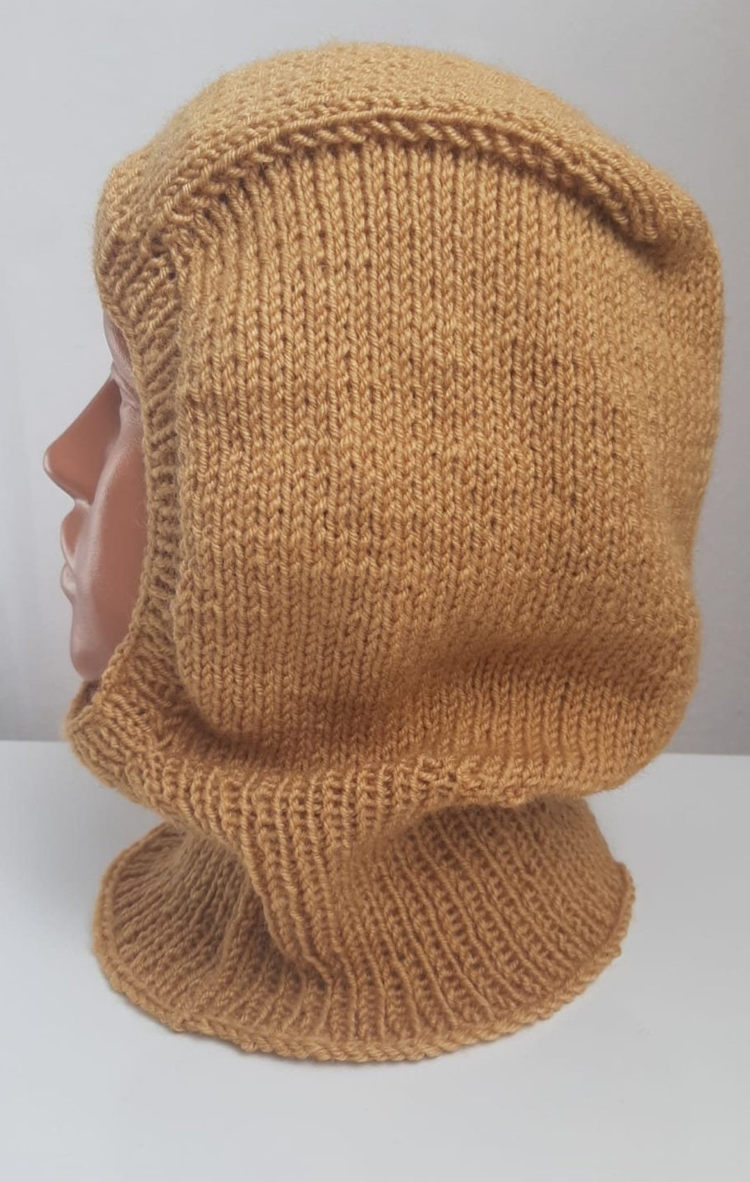 Handmade Wool Balaclava: Knit Ski Mask, Winter Face Cover - Etsy
