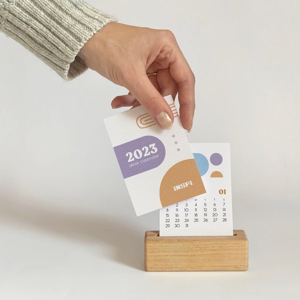 Mini Desk Calendar - Etsy