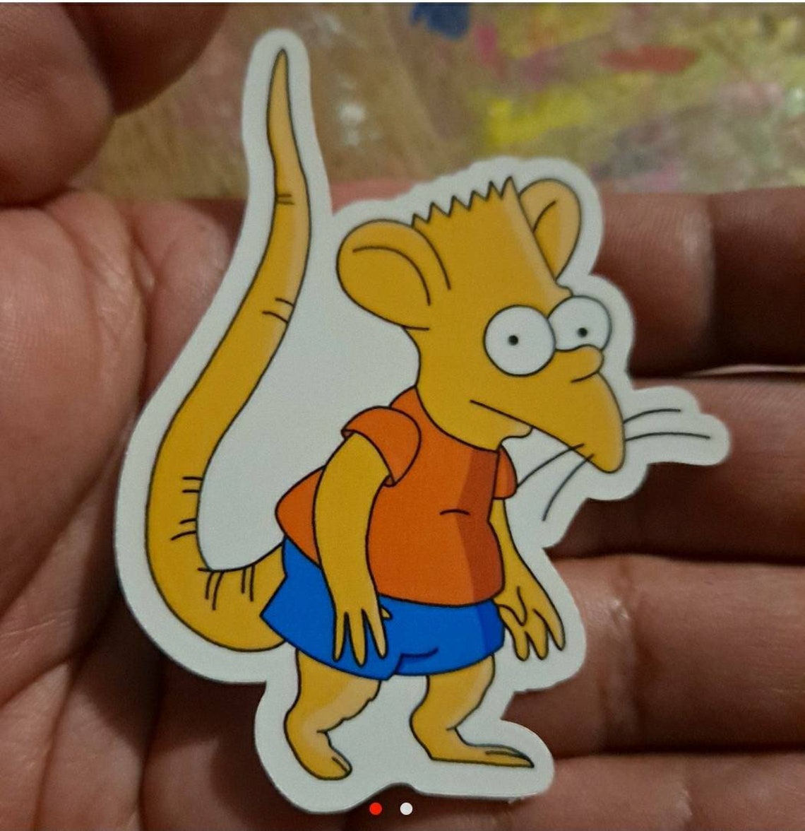 Rat Boy Bart Simpson Sticker - Etsy