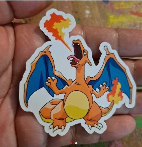 Pokemon Charizard Stickers - Etsy