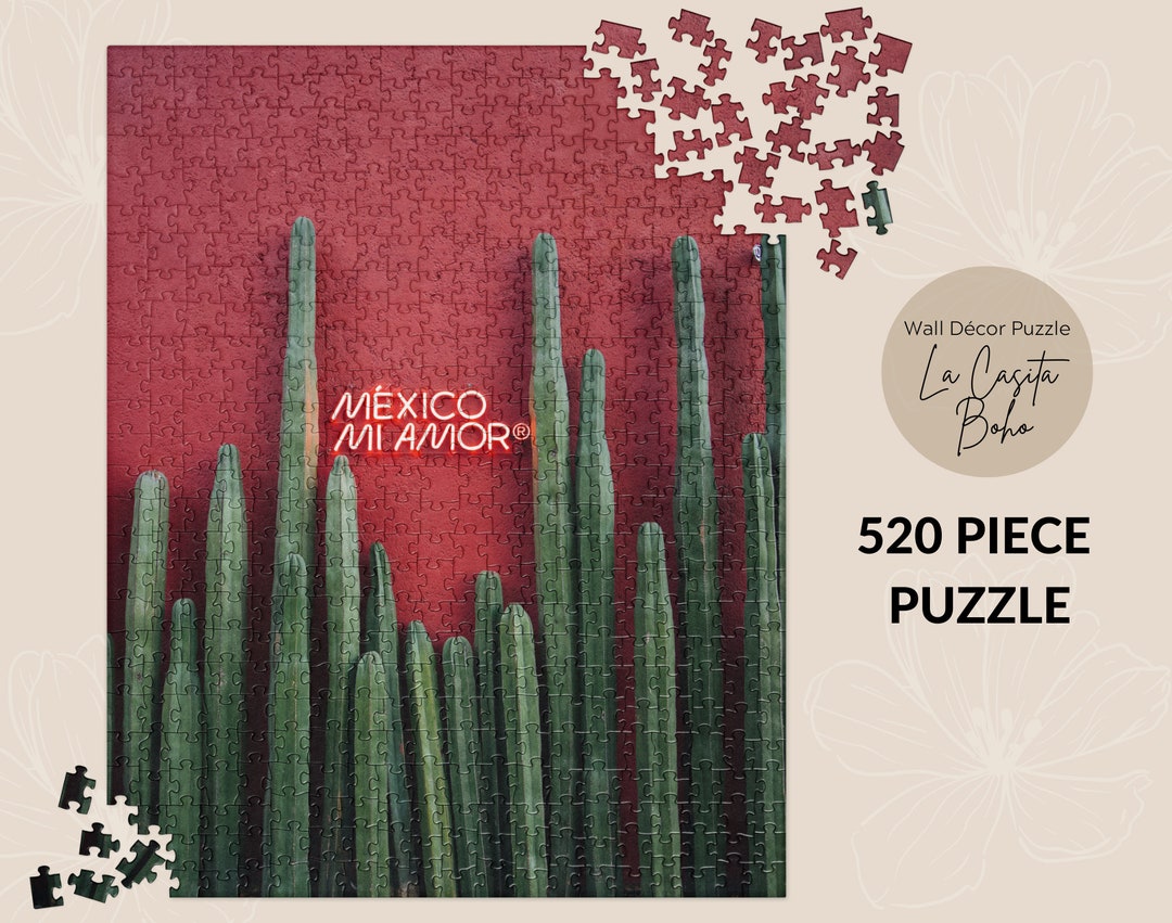 Mexico Mi Amor, Jigsaw Puzzle, Puzzles for Adults, Mexico, Christmas ...