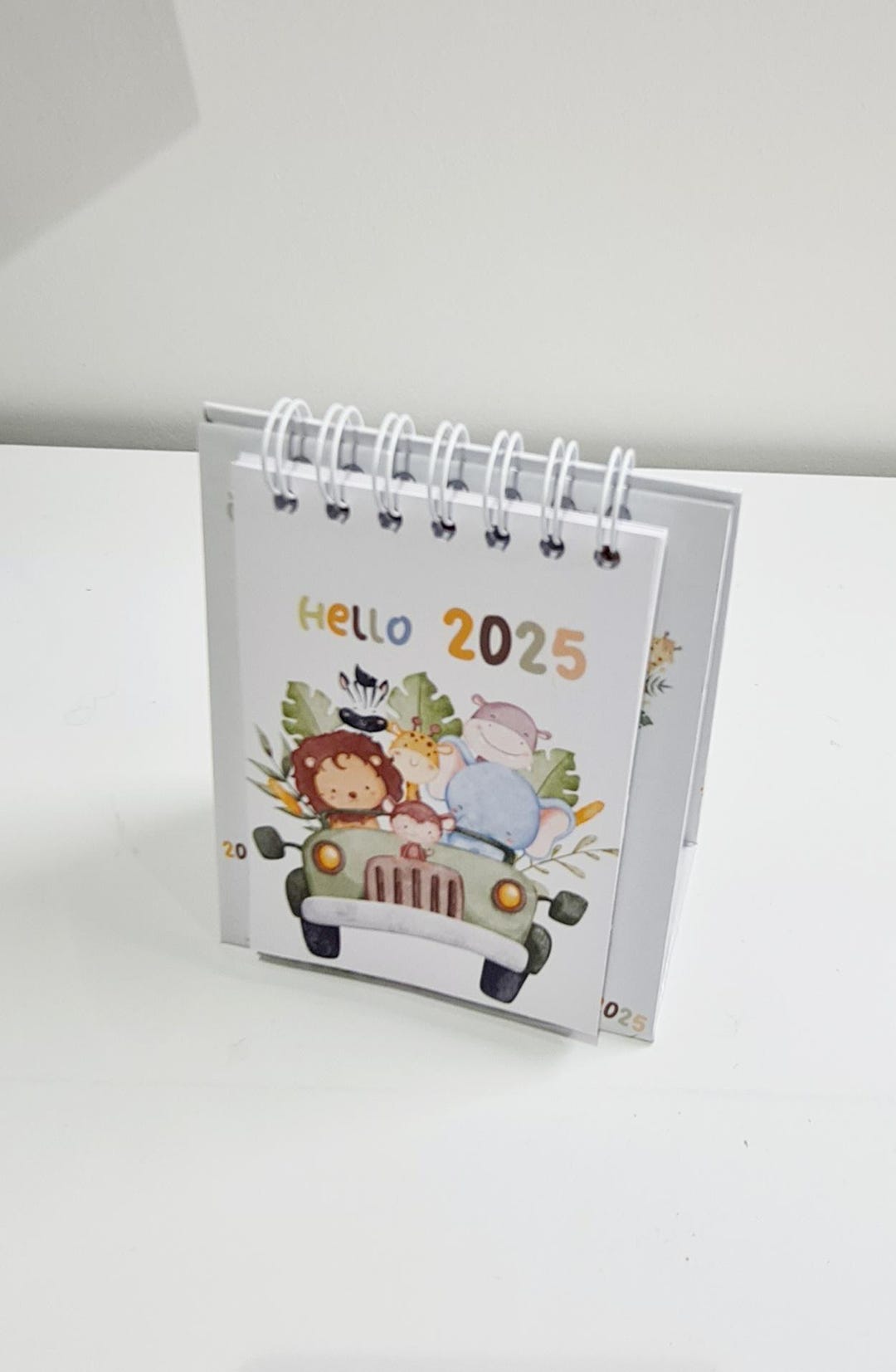 Safari Themed Desk Calendar 2025 Calendar - Etsy
