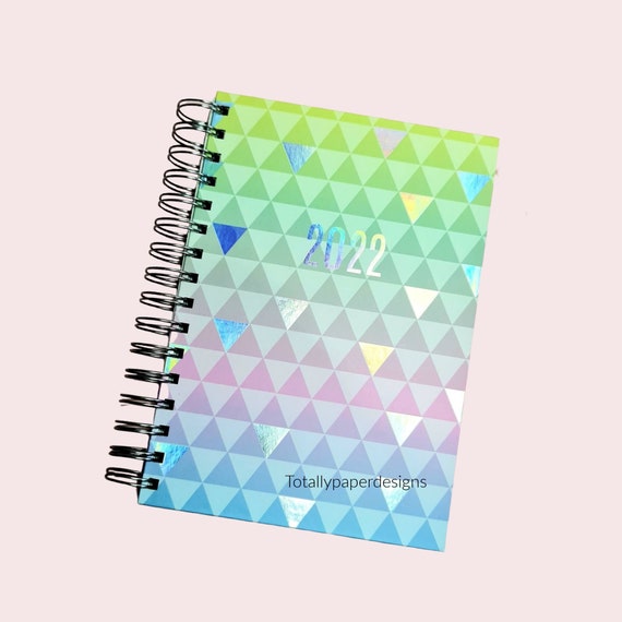 Paper & Party Supplies Graphic A5 2022 Diary Holographic Design Paper ...