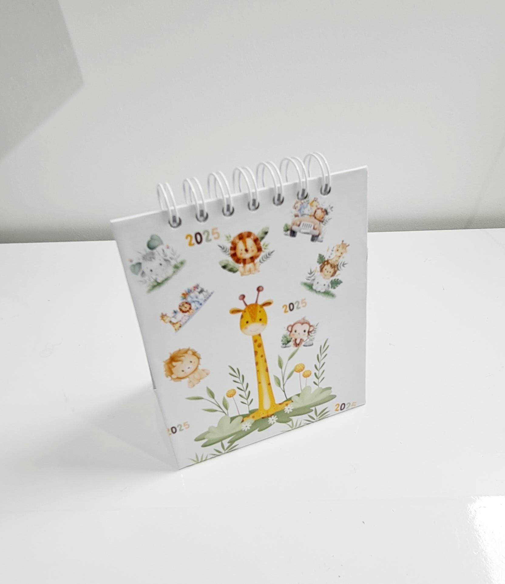 Safari Themed Desk Calendar 2025 Calendar - Etsy