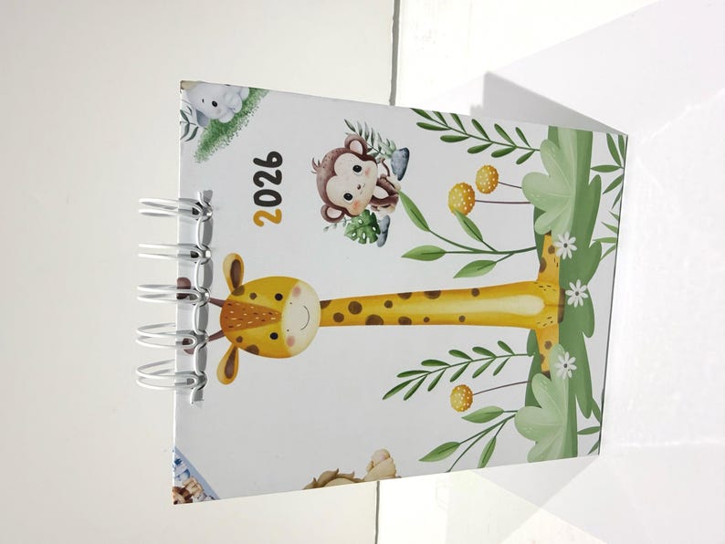 Safari Themed Desk Calendar 2026 Calendar - Etsy