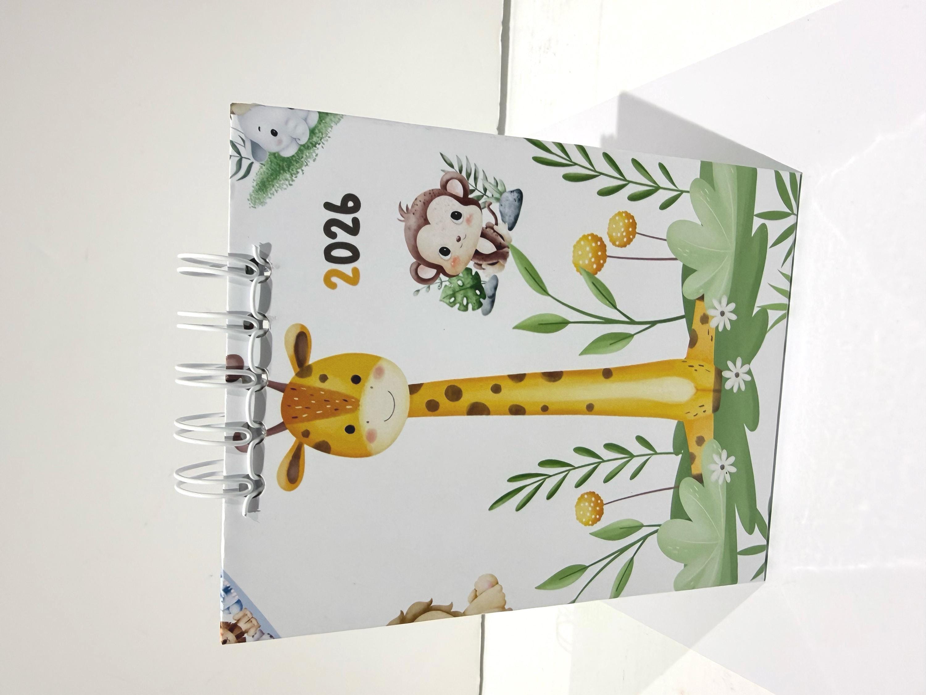 Safari Themed Desk Calendar 2026 Calendar - Etsy