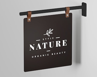 Backlit Hanging Sign - Etsy