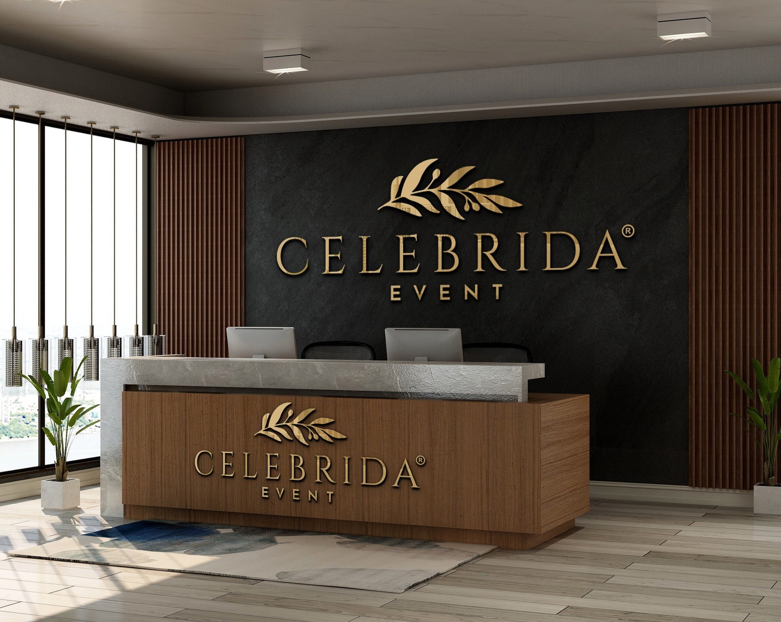 Custom Office Signs Reception Sign Business Logo Custom - Etsy