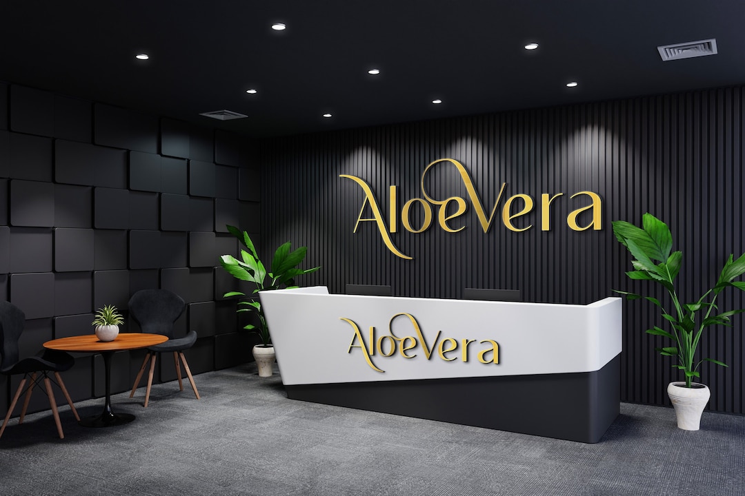 Custom 3D Acrylic Logo Sign - Laser Cut Office Decor - Etsy