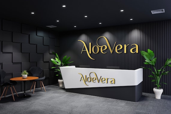 Signo de logotipo de recepción letrero comercial letrero de - Etsy España