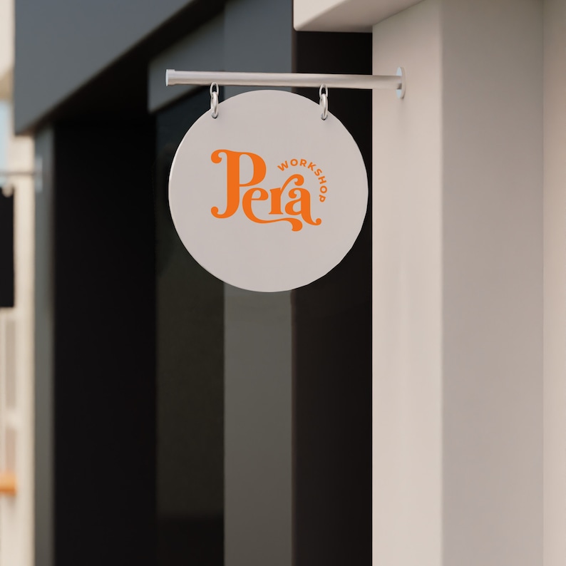 Custom Hanging Shop Sign: Metal Storefront Blade Sign - Etsy