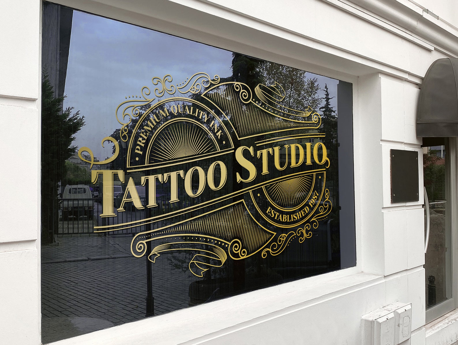 Tattoo Shop Window Sticker Tattoo Studio Wall Decal Tattoo - Etsy