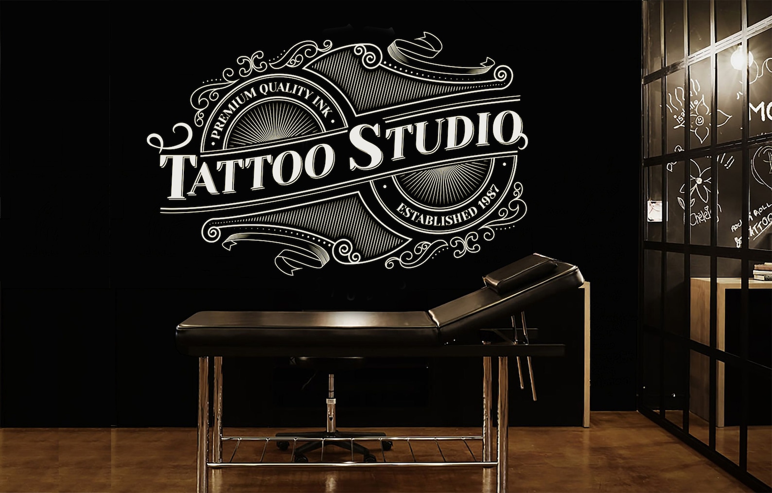 Tattoo Shop Window Sticker Tattoo Studio Wall Decal Tattoo - Etsy