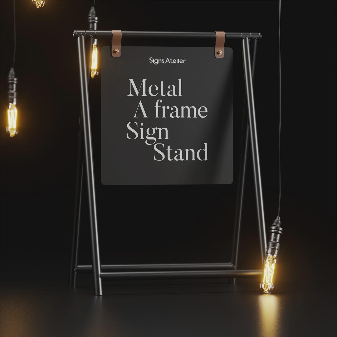 Custom Sidewalk Sign | A Frame Sign for Business | Metal Sidewalk ...