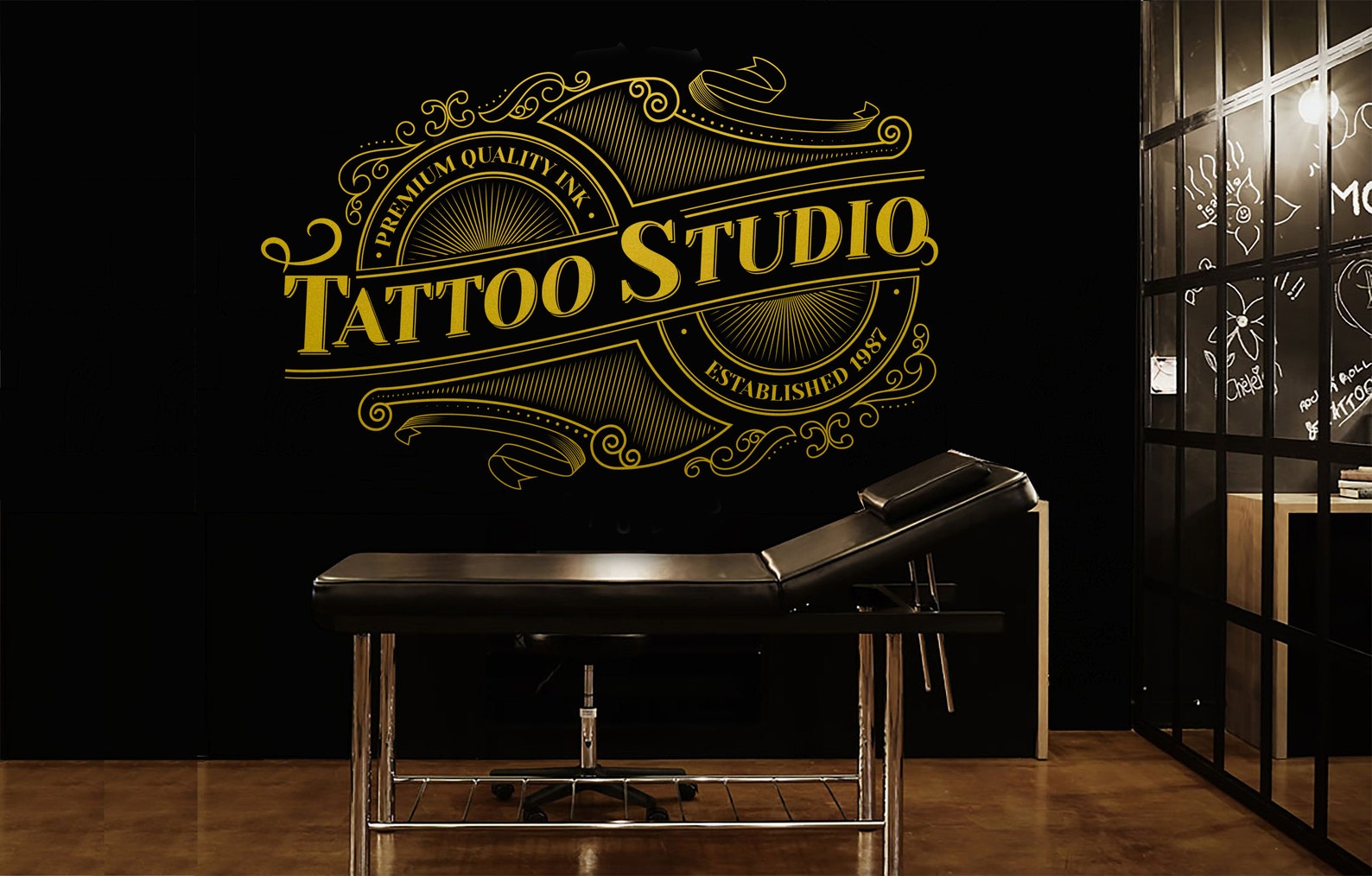 Tattoo Shop Window Sticker Tattoo Studio Wall Decal Tattoo - Etsy